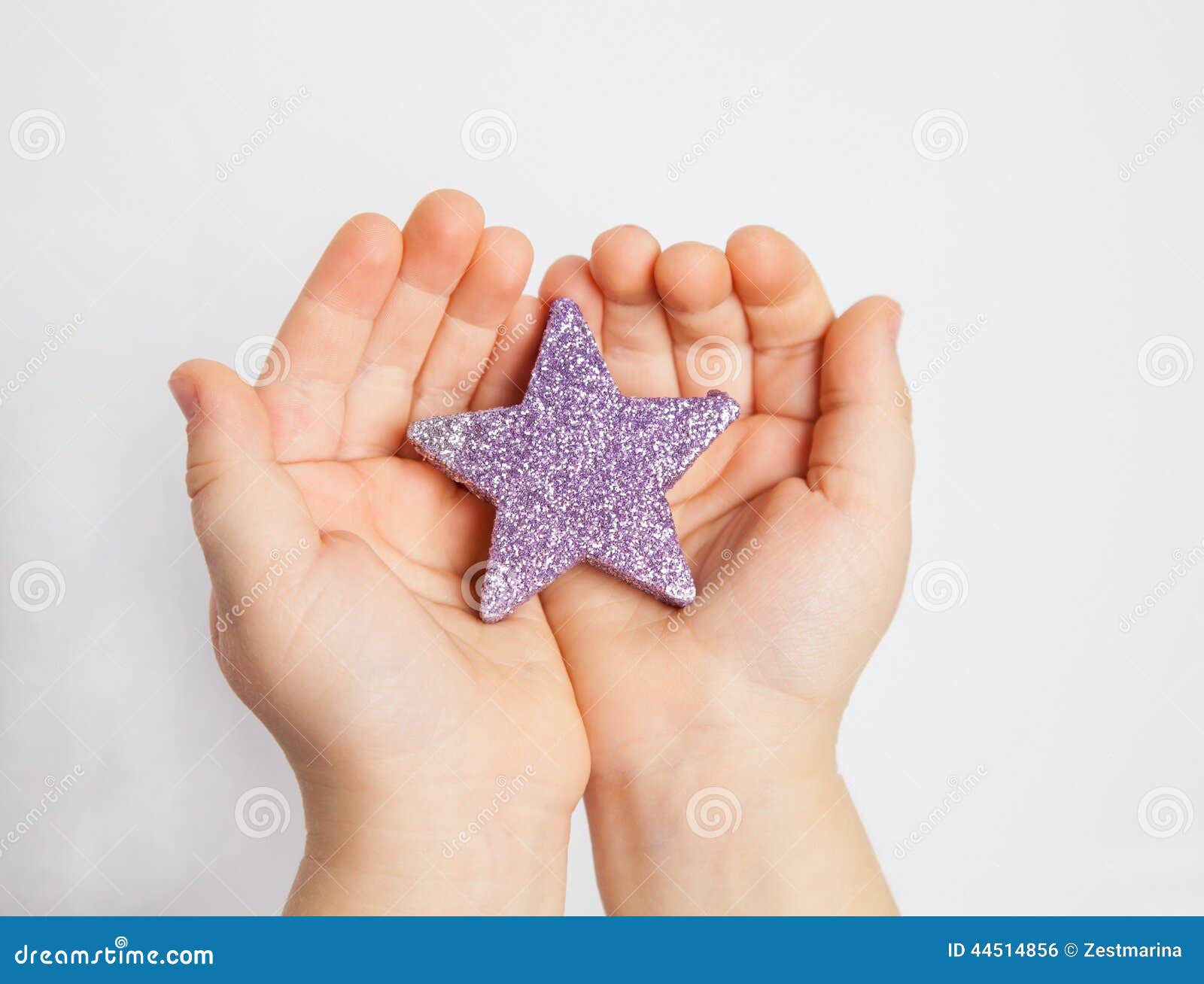 Hands of a Child Holding Small Star Stock Photo - Image of skin, reach ...