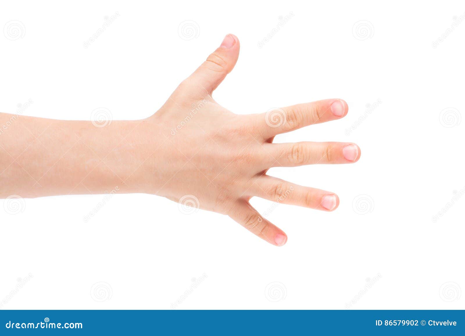 Hands of the Child Isolated Stock Photo - Image of background, mobile ...
