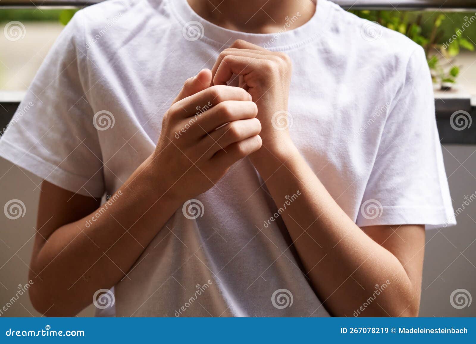 Little Boy Practicing EFT - Emotional Freedom Technique - Tapping on ...