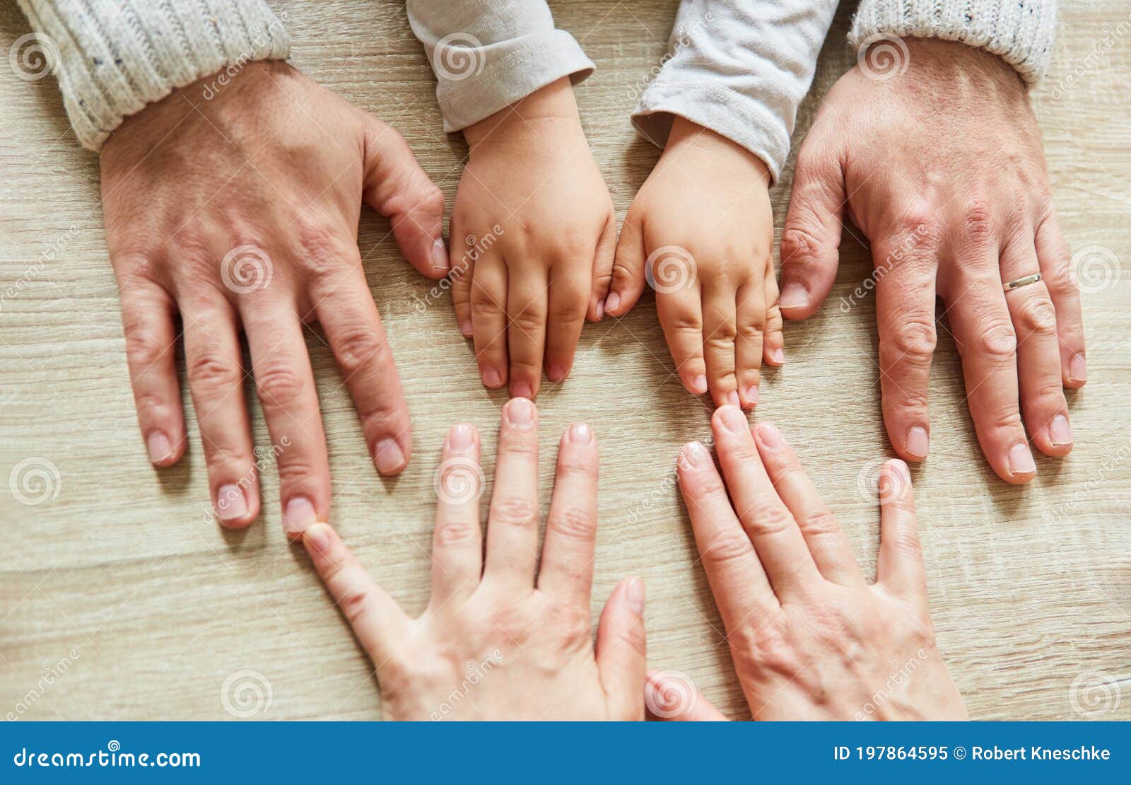 Hands of Children and Seniors in Comparison Stock Image - Image of ...