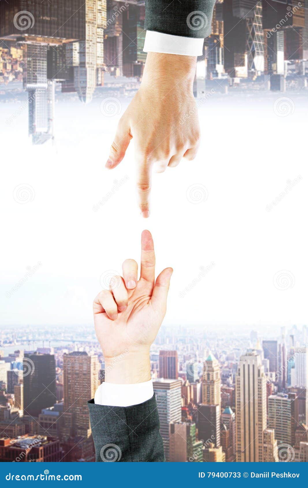 Hands on city background stock image. Image of concept - 79400733