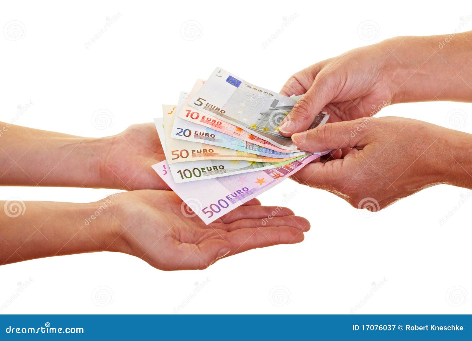 Hands Claiming European Money Stock Image - Image of hands, people ...