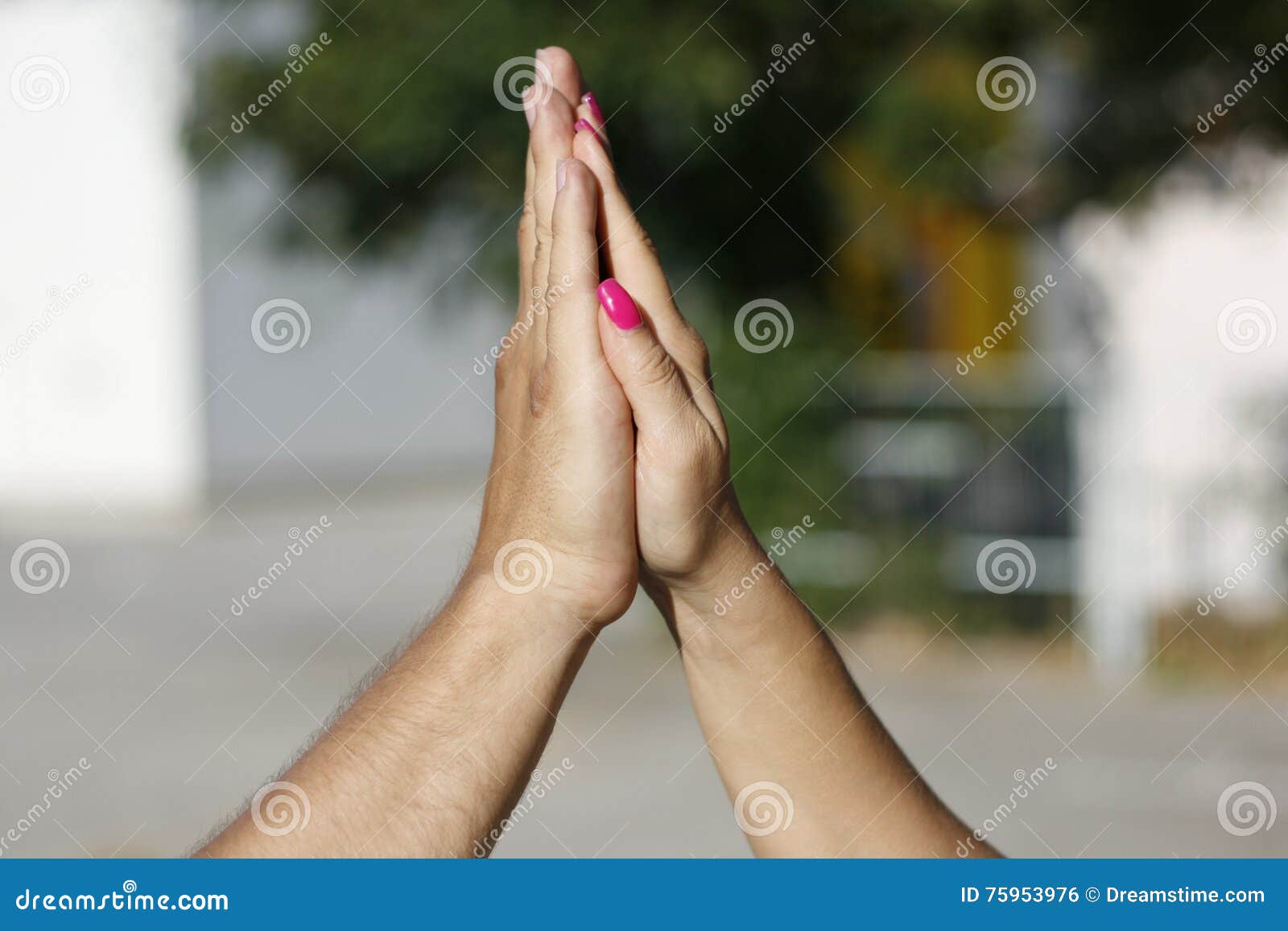 Hands clap stock photo. Image of greeting, businessman - 75953976