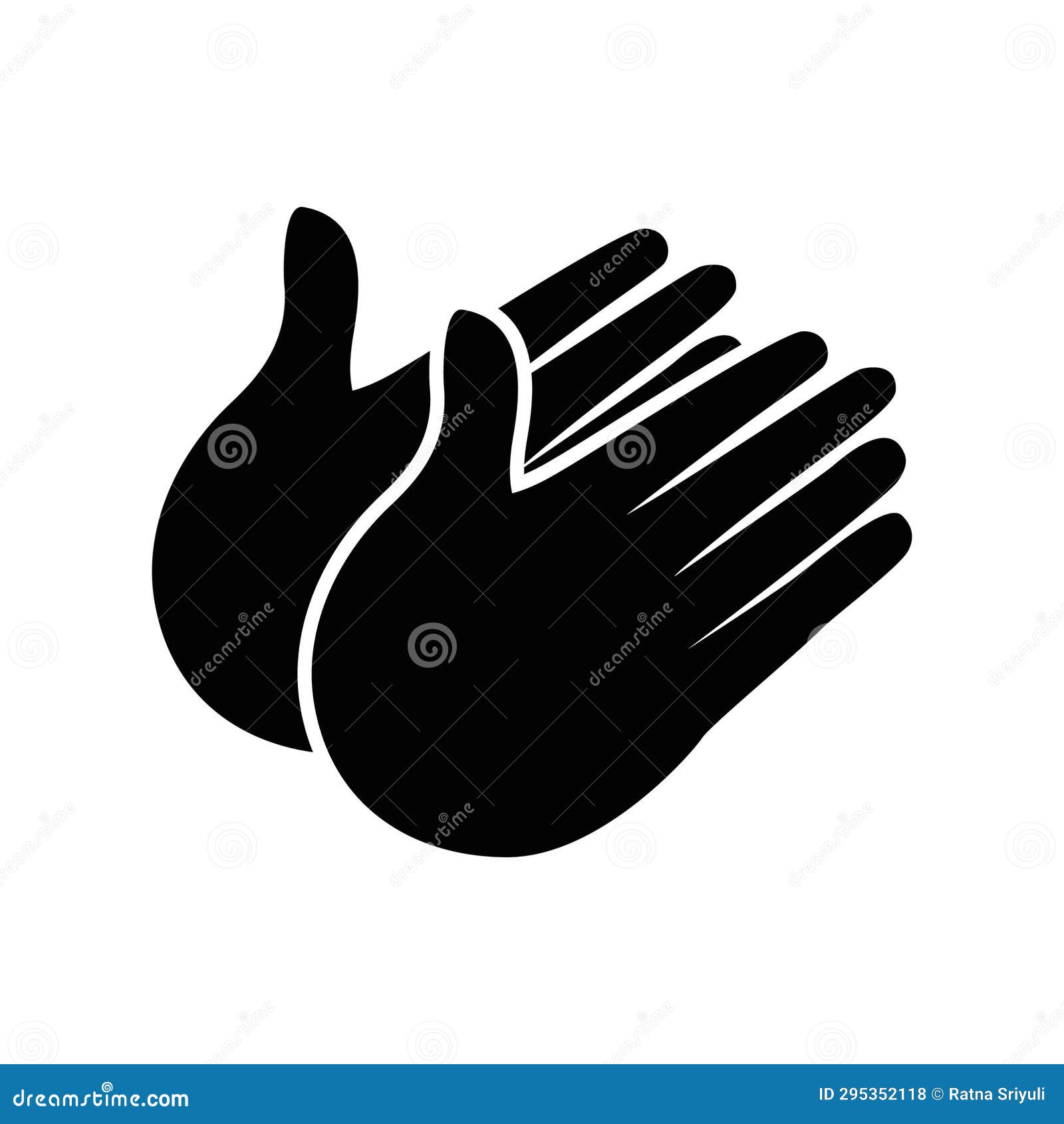 Clapping Icon Outline Vector. People Hand Clap | CartoonDealer.com ...