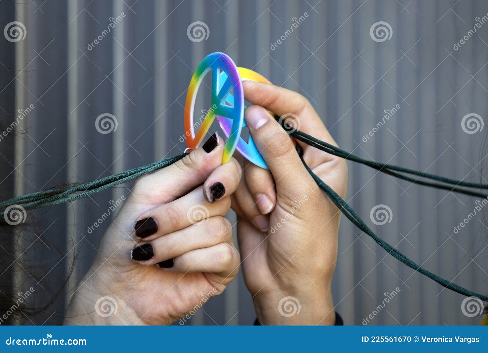 Hands Clashing the Peace Symbol Stock Photo - Image of clash, hippie ...