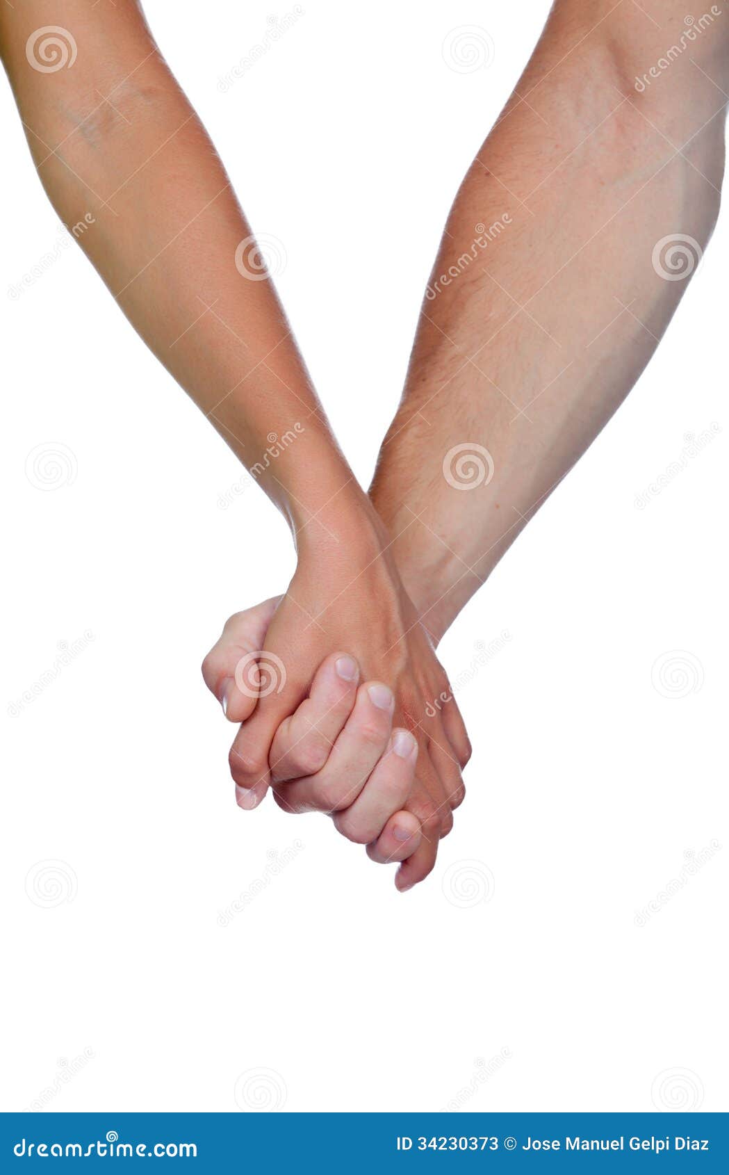 Hands Clasped of Two Lovers Stock Image - Image of friendship, adult ...