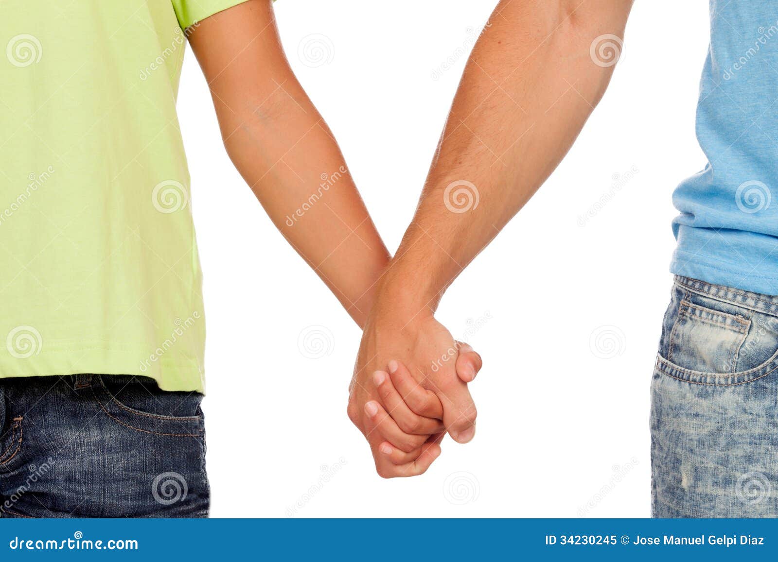 Hands Clasped of Two Male Lovers Stock Image - Image of finger, safety ...