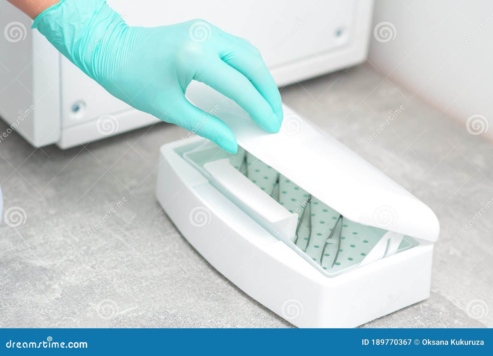 Hands Cleans Tools of Medical Instruments Stock Image - Image of ...