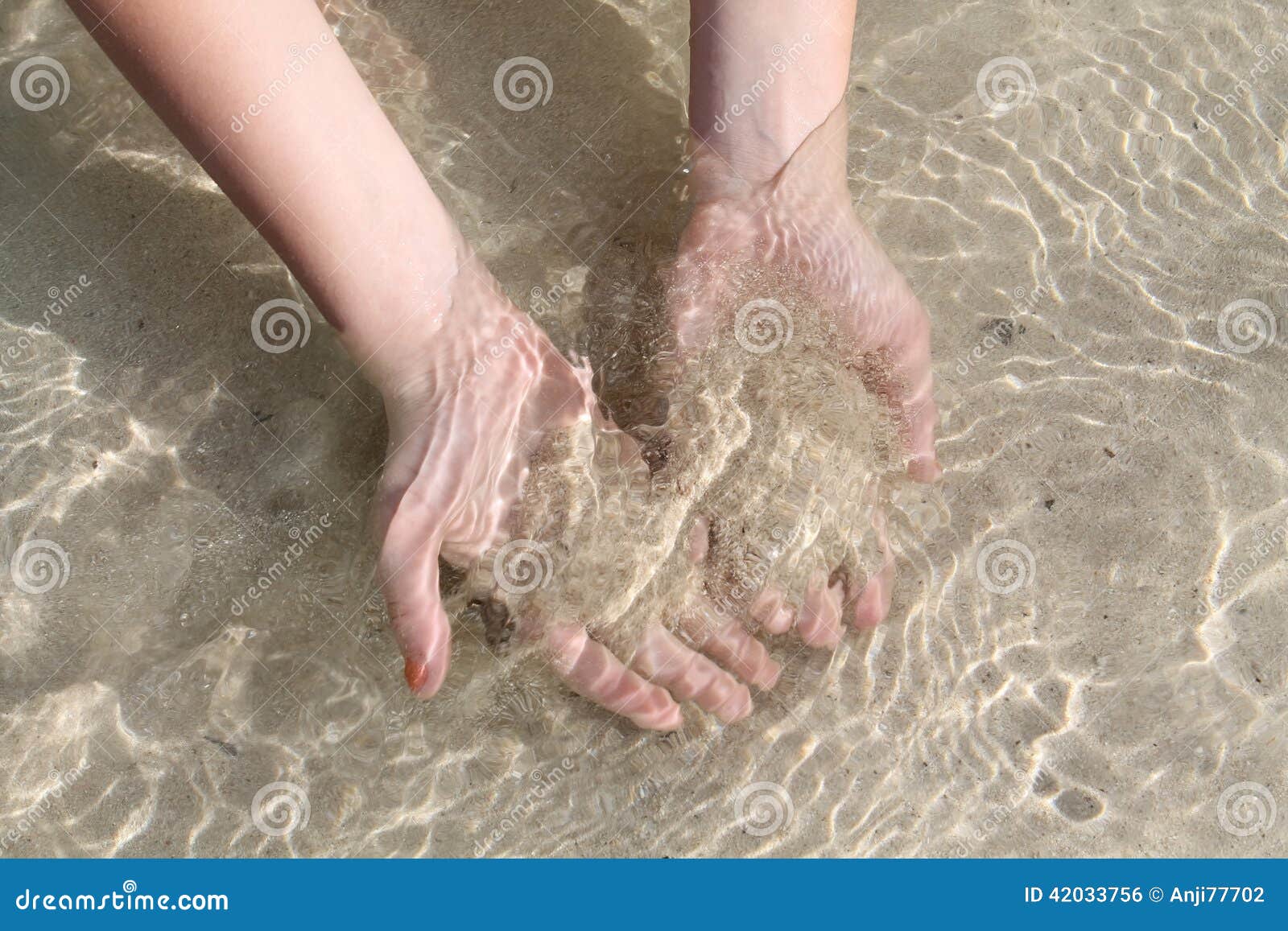 Hands in clear water stock photo. Image of life, hands - 42033756