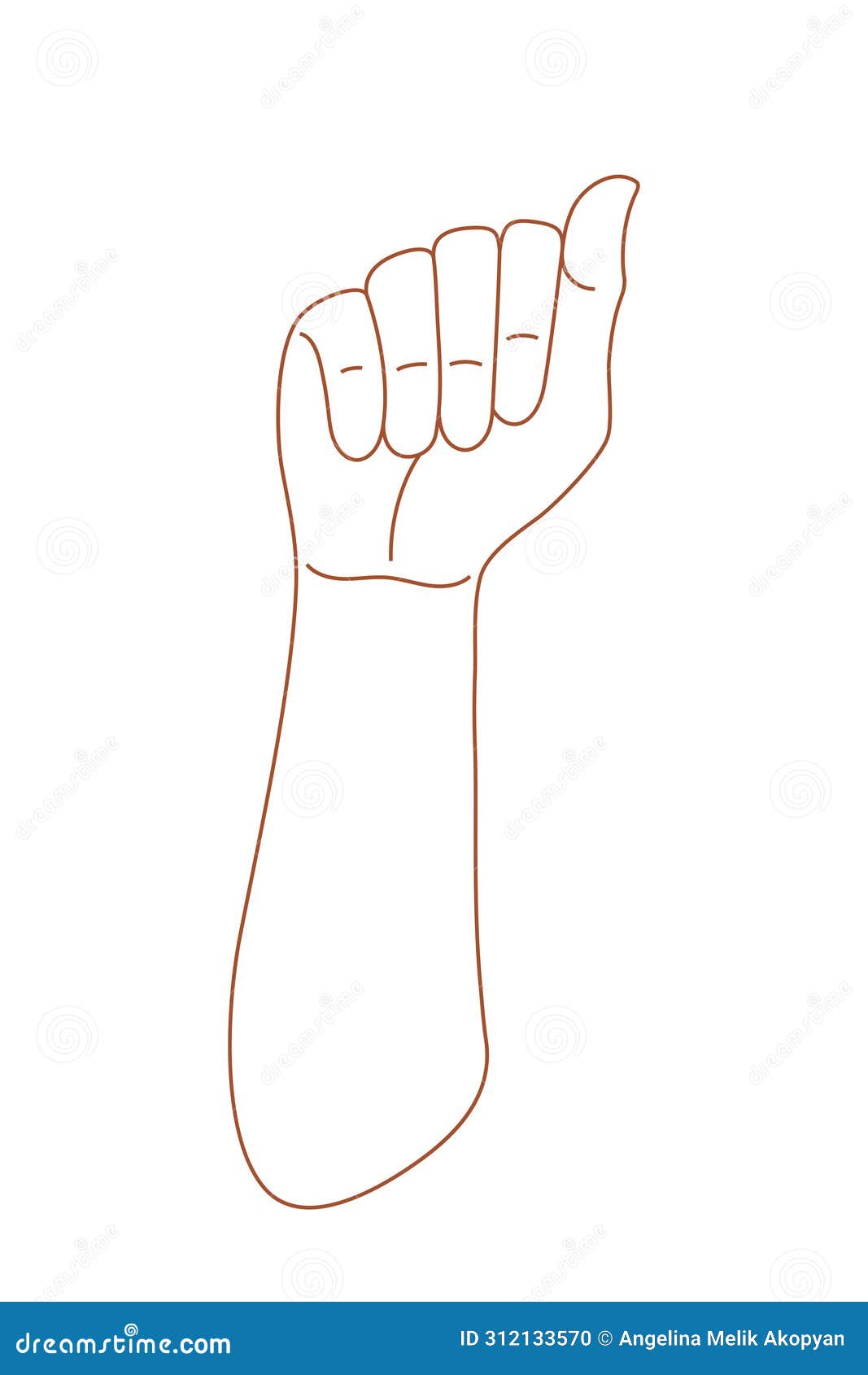 Hands Clenched Power Strength Icon Logo Vector Stock Vector ...