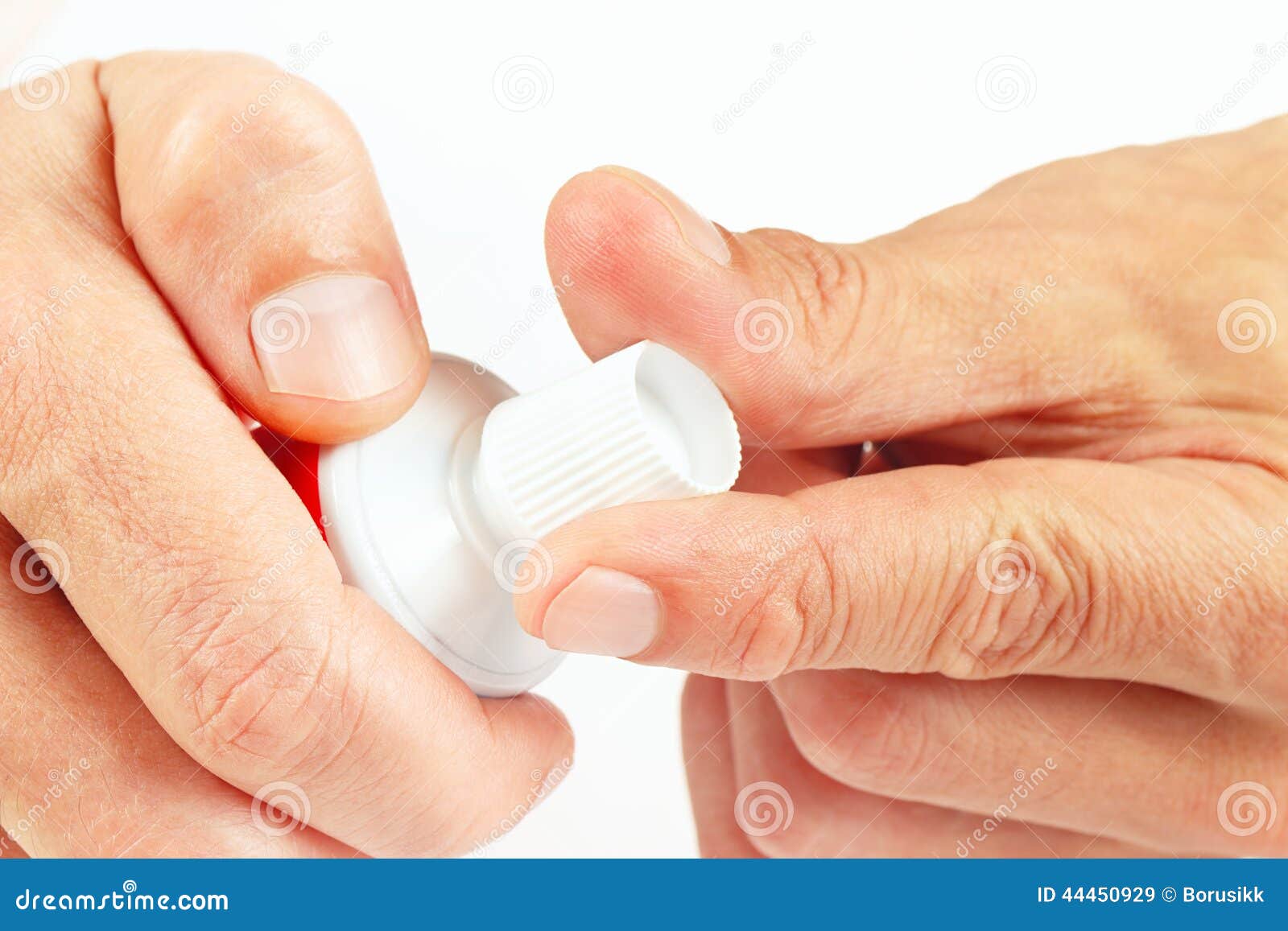 Hands Closed Tube of Toothpaste Stock Image - Image of lifestyle, clean ...