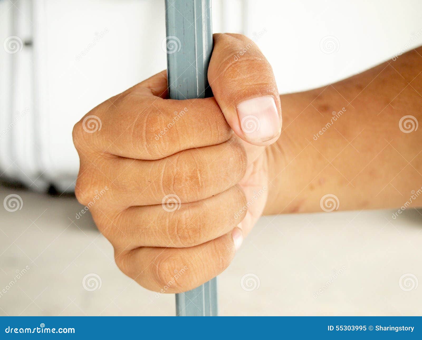 Child Clutching Her Head Among The Hovering Butterflies. Royalty-Free ...