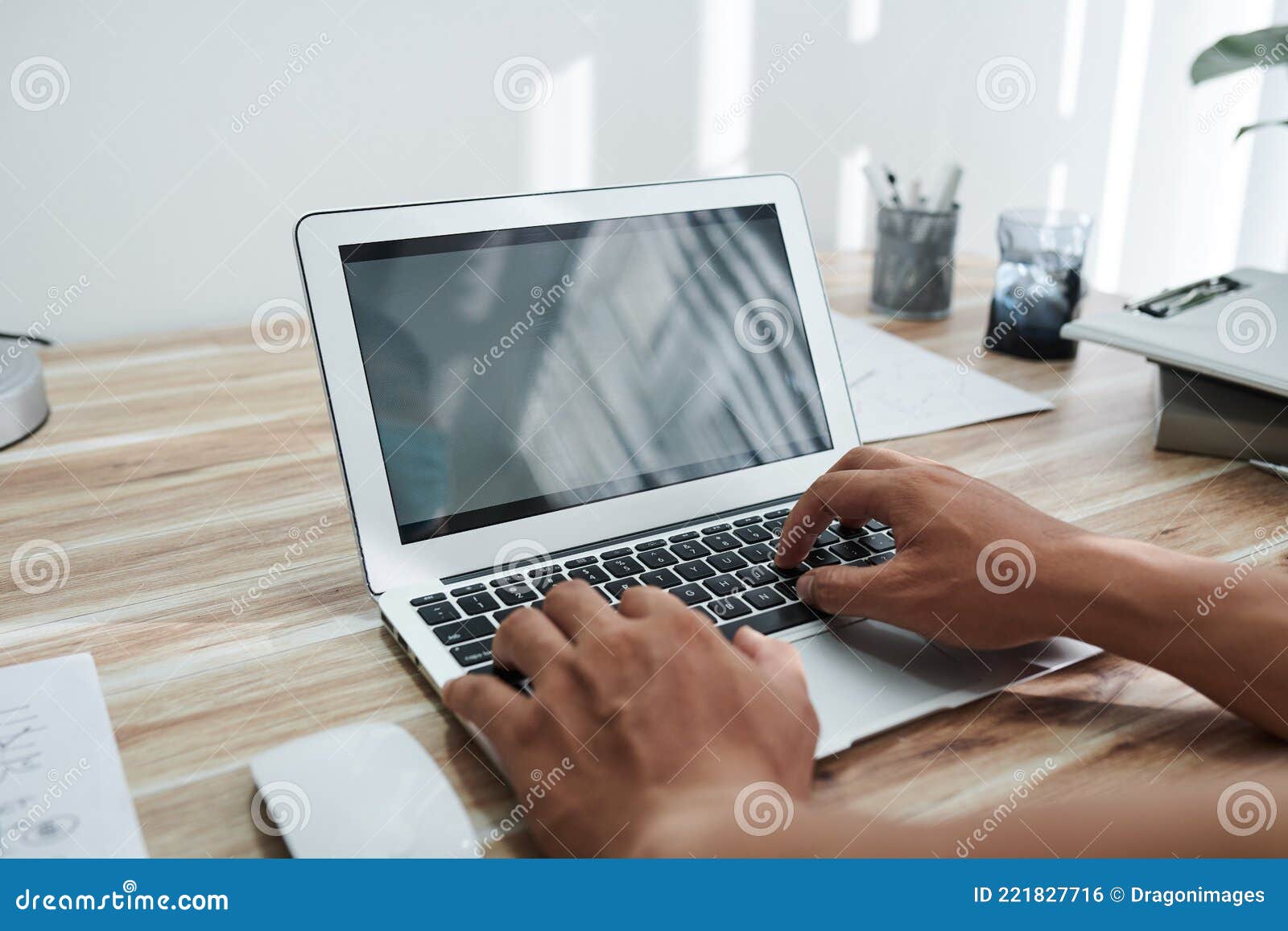 Hands of coding programmer stock photo. Image of occupation - 221827716
