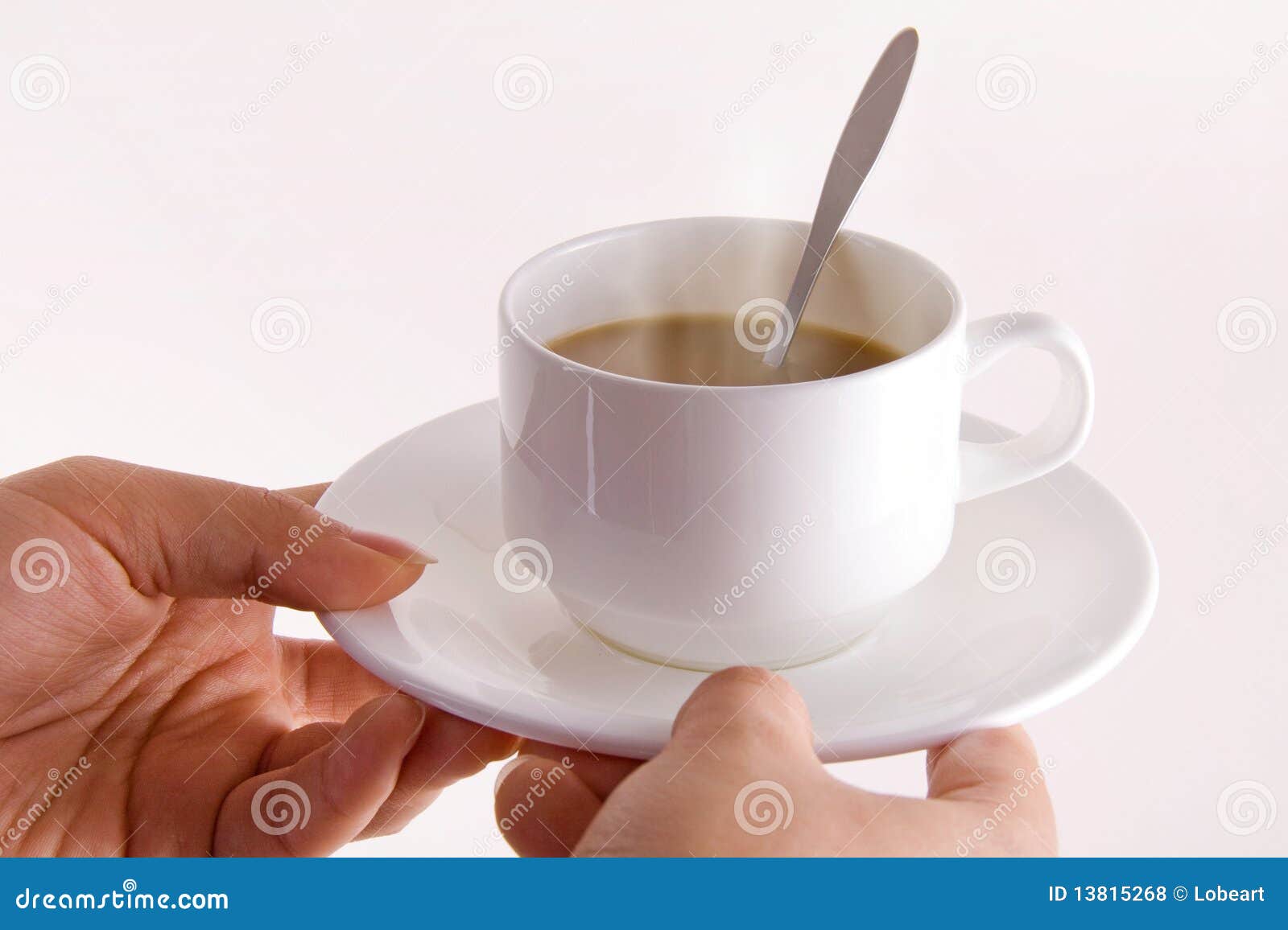 Hands of coffee stock photo. Image of dishes, porcelain - 13815268