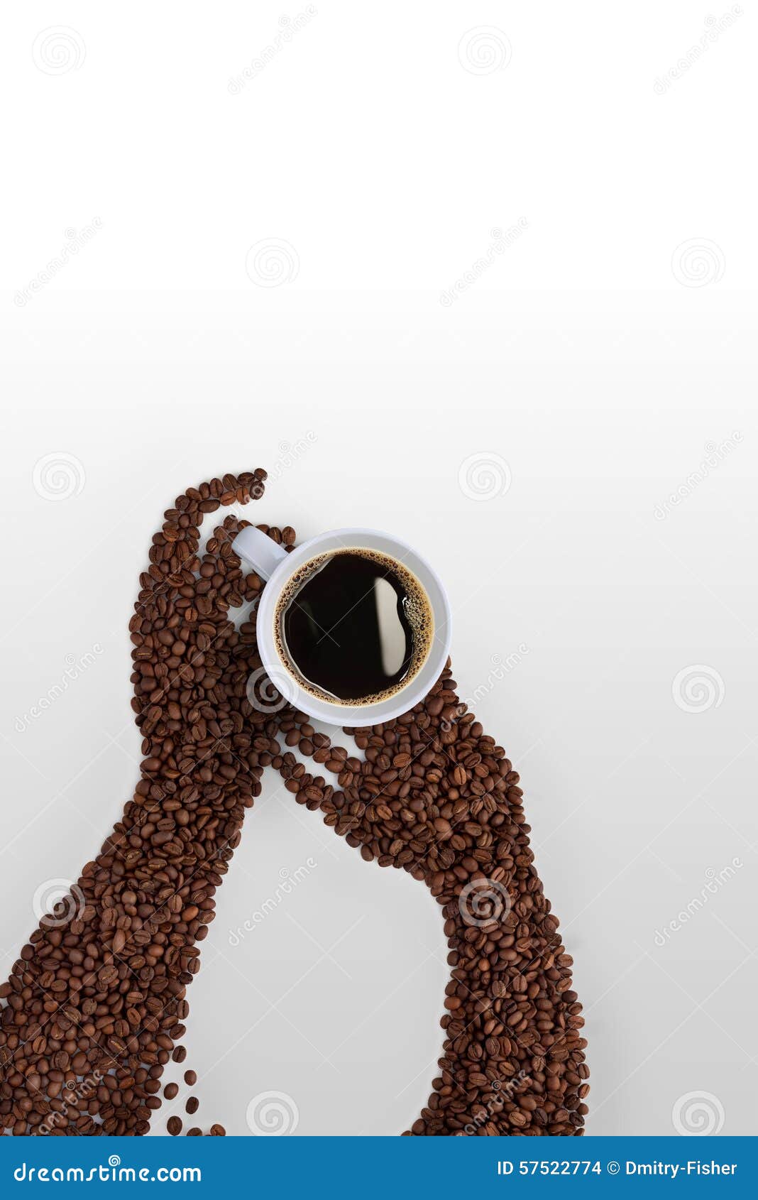 Hands and coffee. stock photo. Image of hold, energy - 57522774