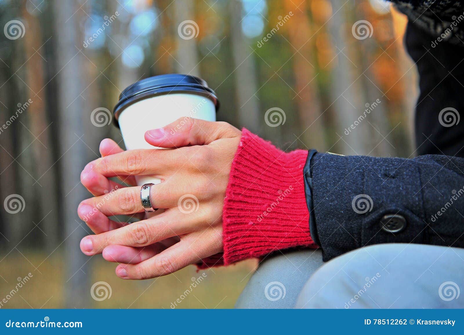 Hands with coffee cup stock photo. Image of vintage, cappucino - 78512262