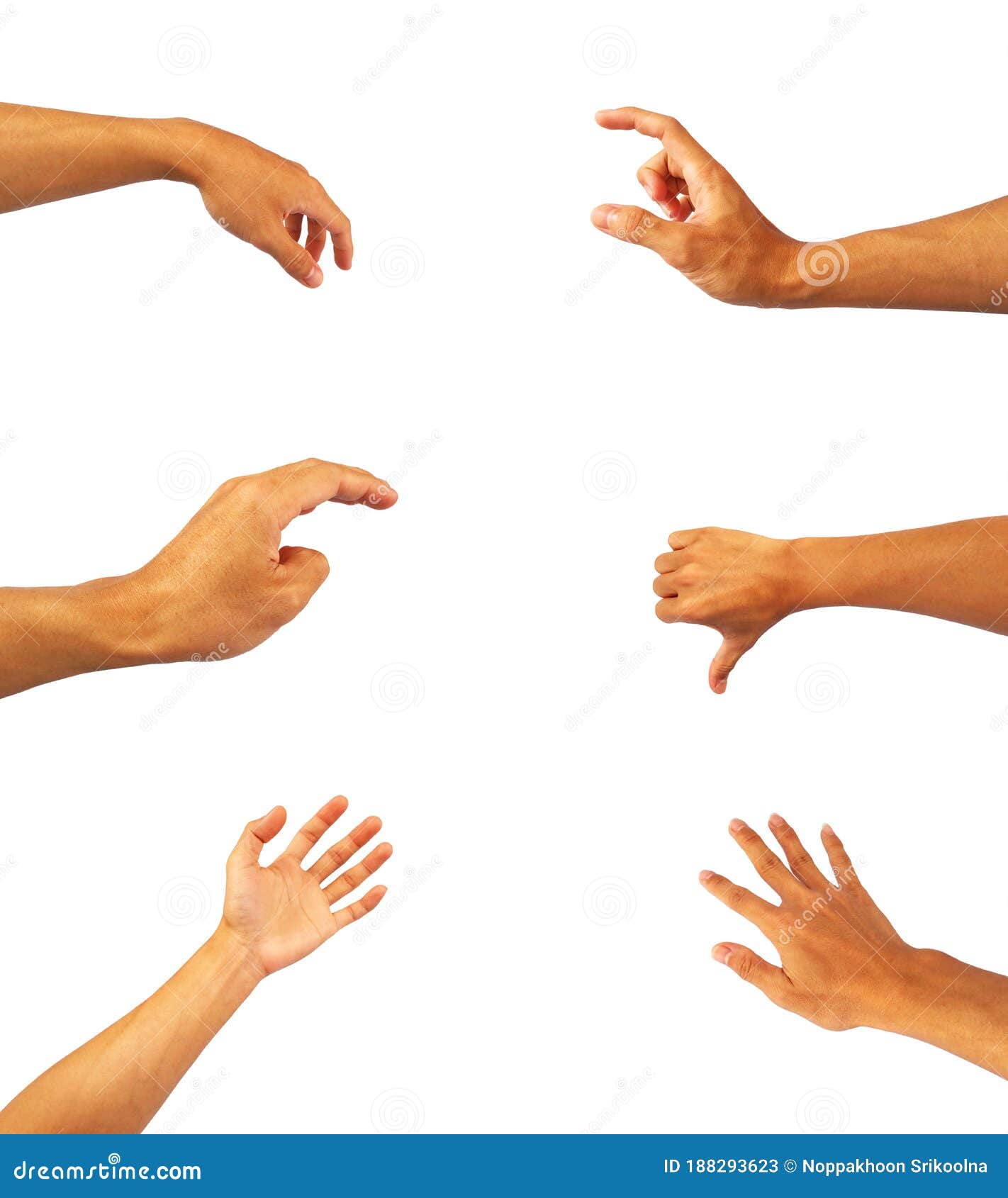 Hands Collection of Asian Man in Gestures Stock Image - Image of good ...