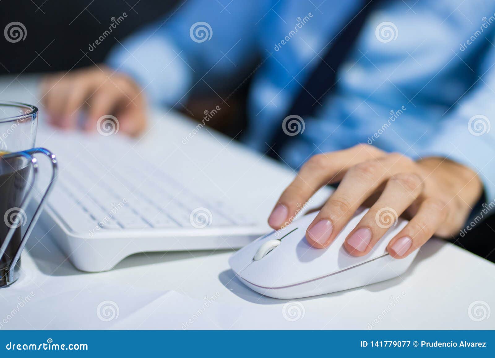 Hands with the computer stock image. Image of data, compatible - 141779077