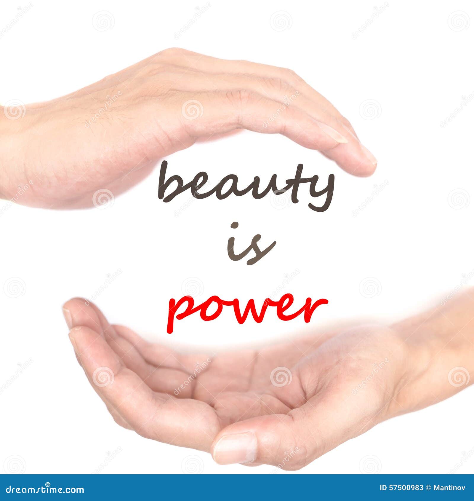 Hands Concept - Beauty is Power Stock Image - Image of inspirational ...