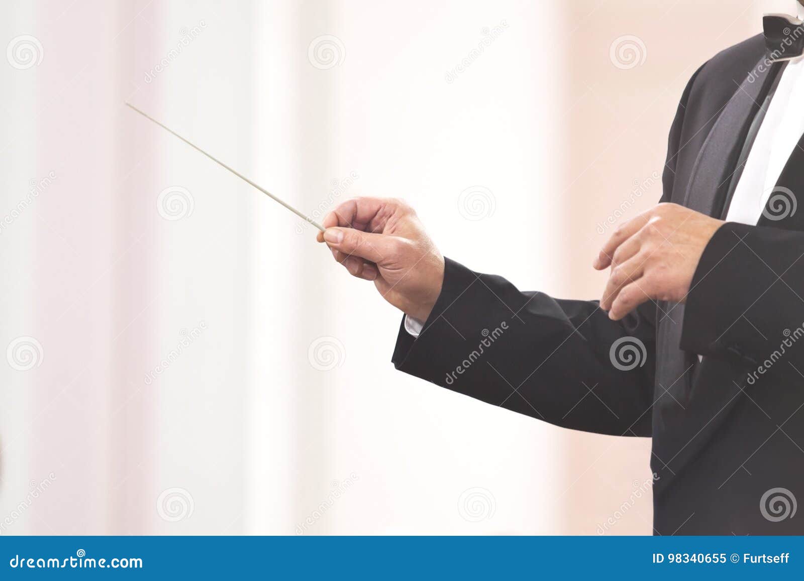 Hands of conductor stock image. Image of conductor, human - 98340655