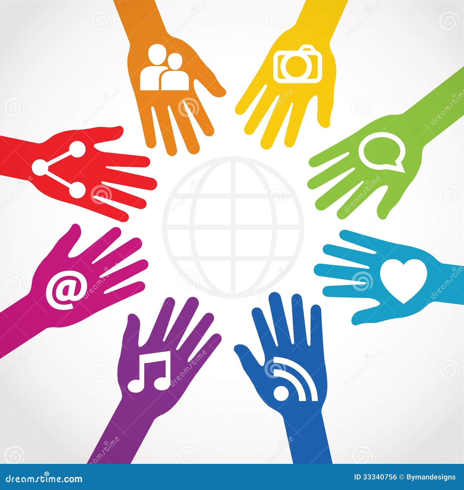 Hands Connected Stock Illustrations – 2,911 Hands Connected Stock ...