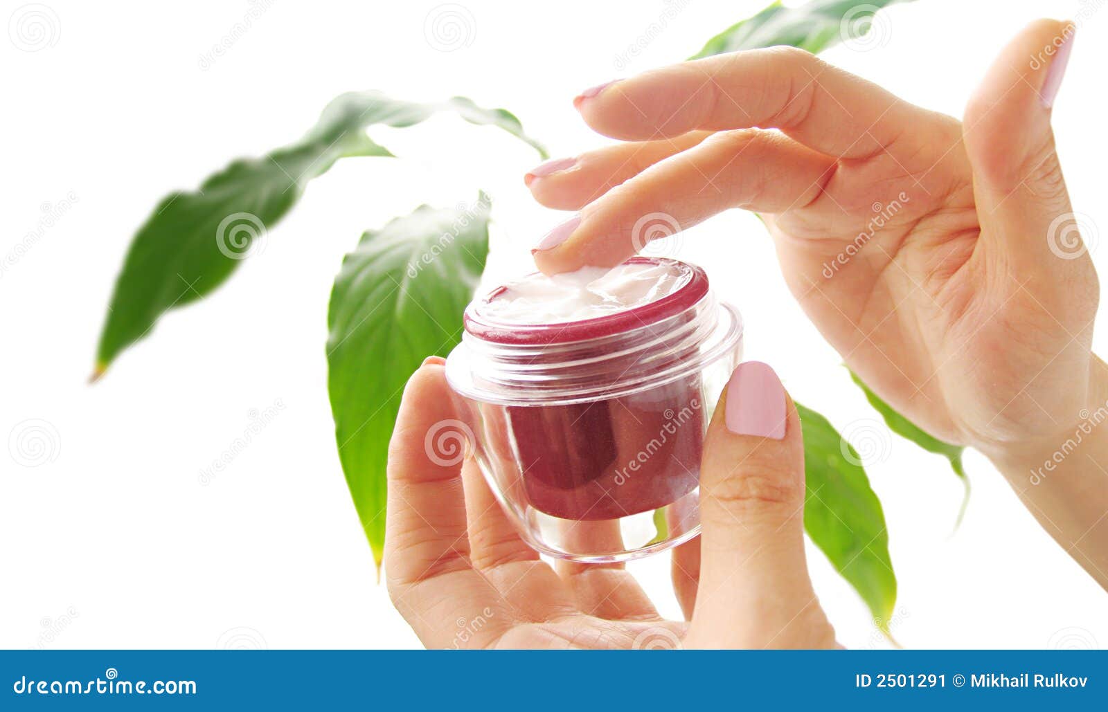 Hands with a Cosmetic Cream Stock Image - Image of manicuring, hand ...