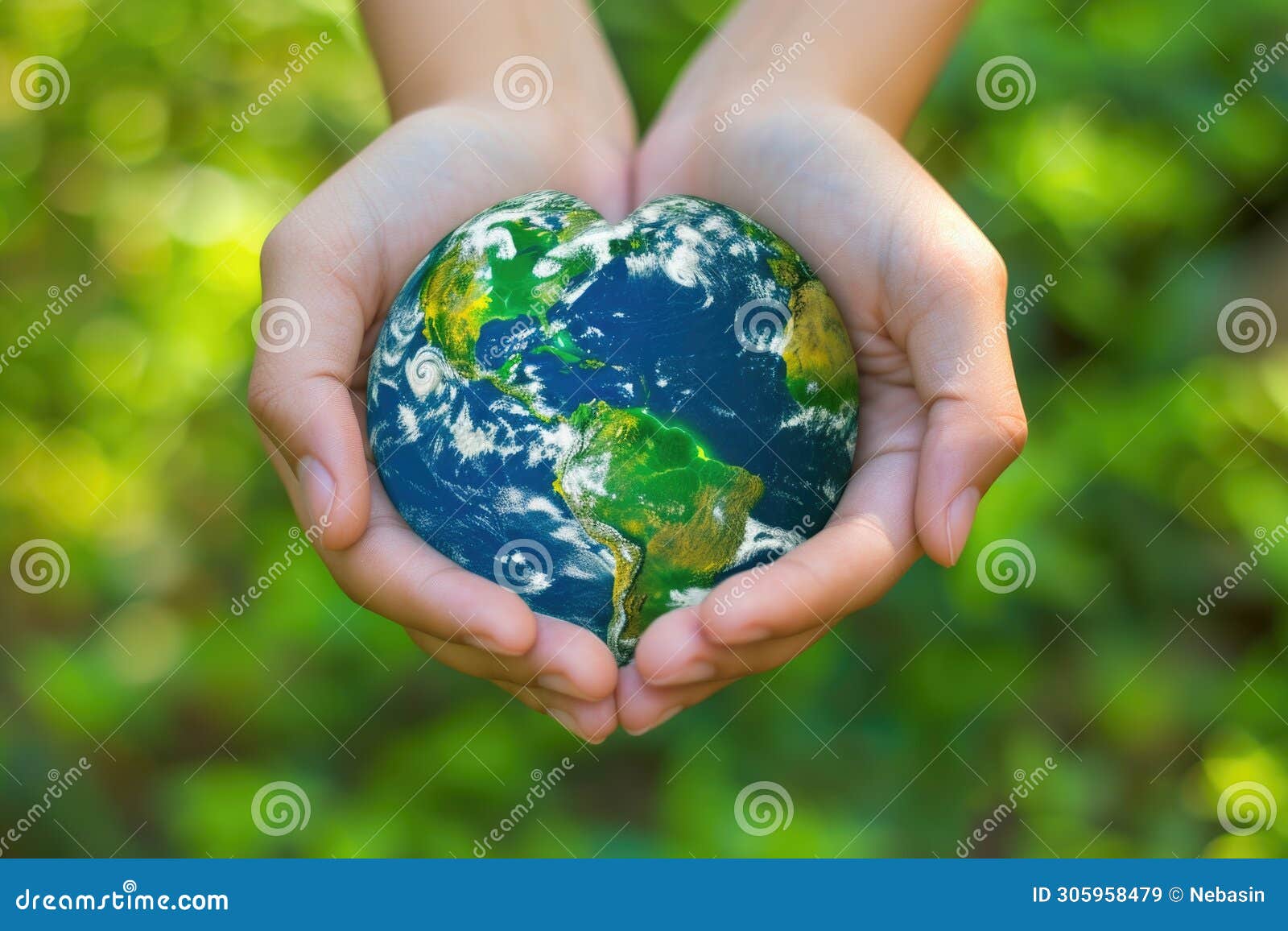 Hands Cradle the Earth, Symbolizing Human Stewardship of the ...