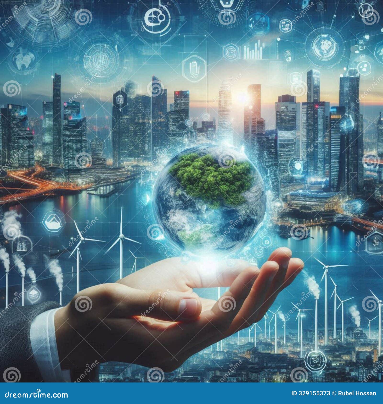 Depicting The Future Of The World With A Focus On Reducing Carbon ...