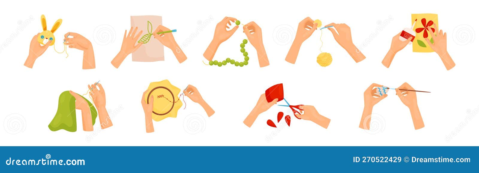 Hands Creating Craft Engaged in Creative Work at Handmade Workshop ...