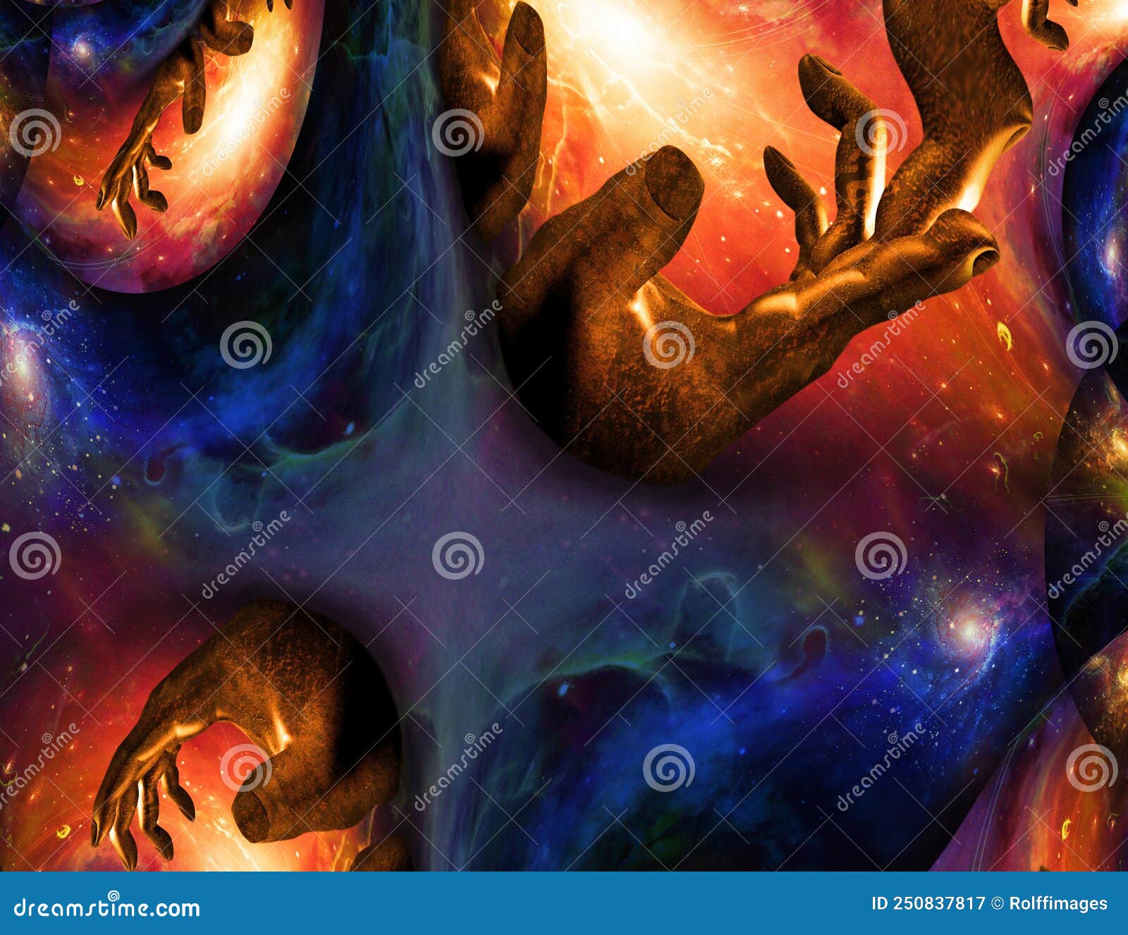 Hands of Creator stock illustration. Illustration of abstract - 250837817