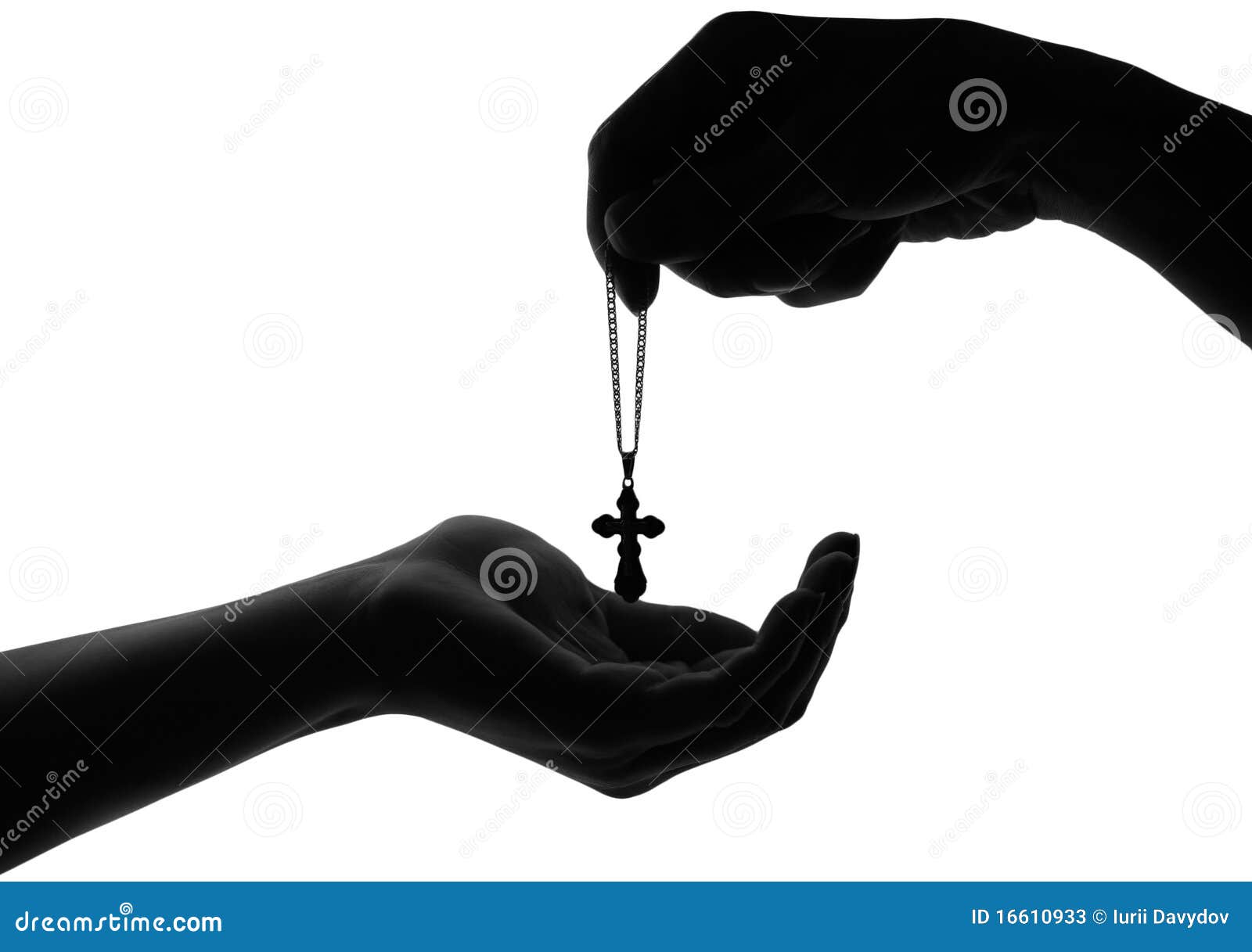 Hands and cross stock image. Image of spirituality, hope - 16610933