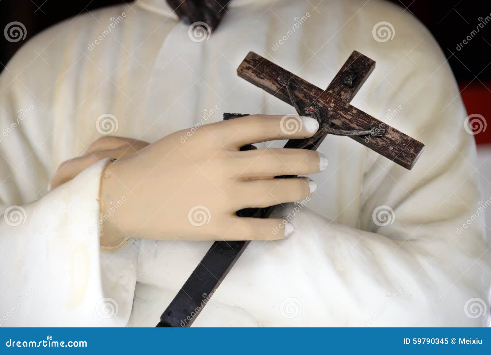 Hands of Cross stock image. Image of catholicism, sister - 59790345