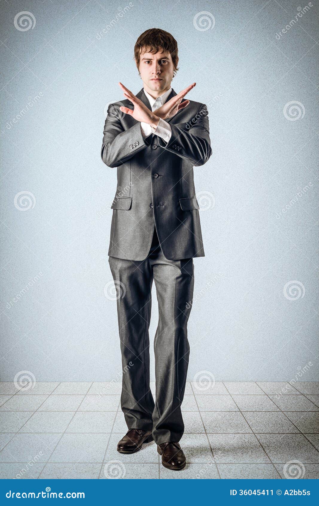 Hands crosswise stock image. Image of stand, suit, floor - 36045411