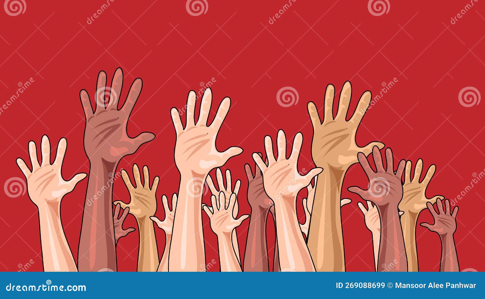 Hands crowd vector stock vector. Illustration of crowd - 269088699 Hands crowd vector stock vector. Illustration of crowd - 269088699