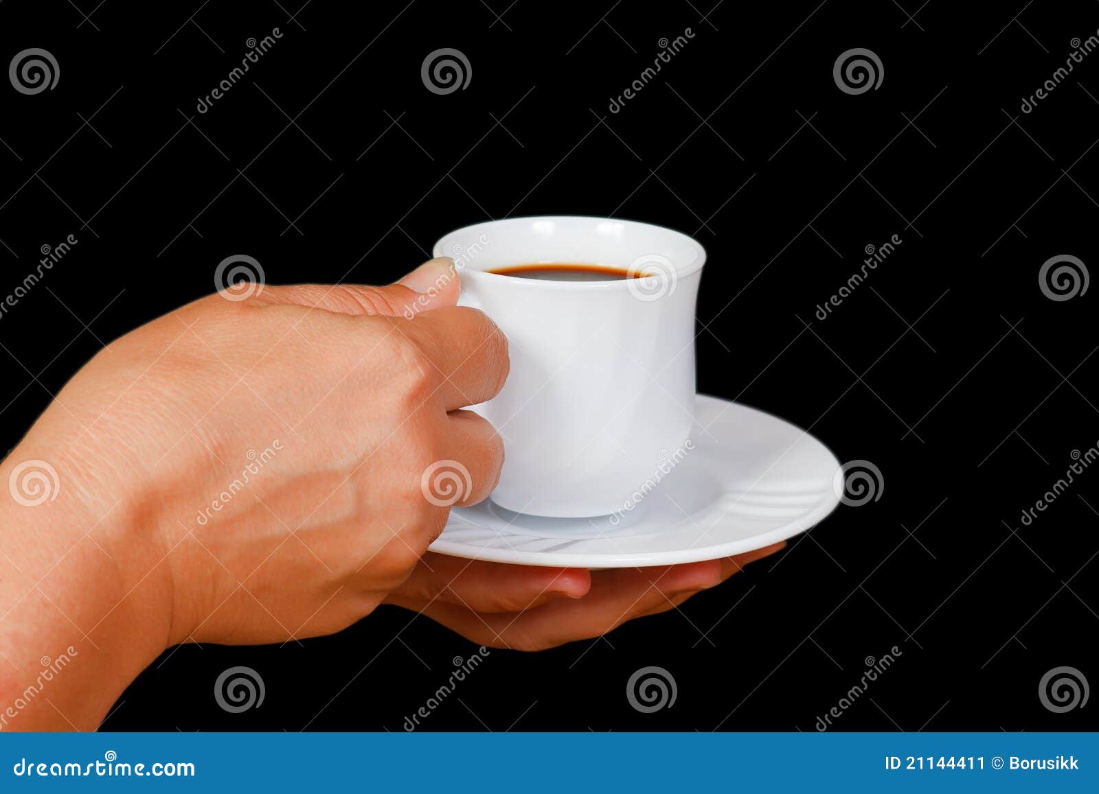 Hands with a cup of coffee stock image. Image of break - 21144411