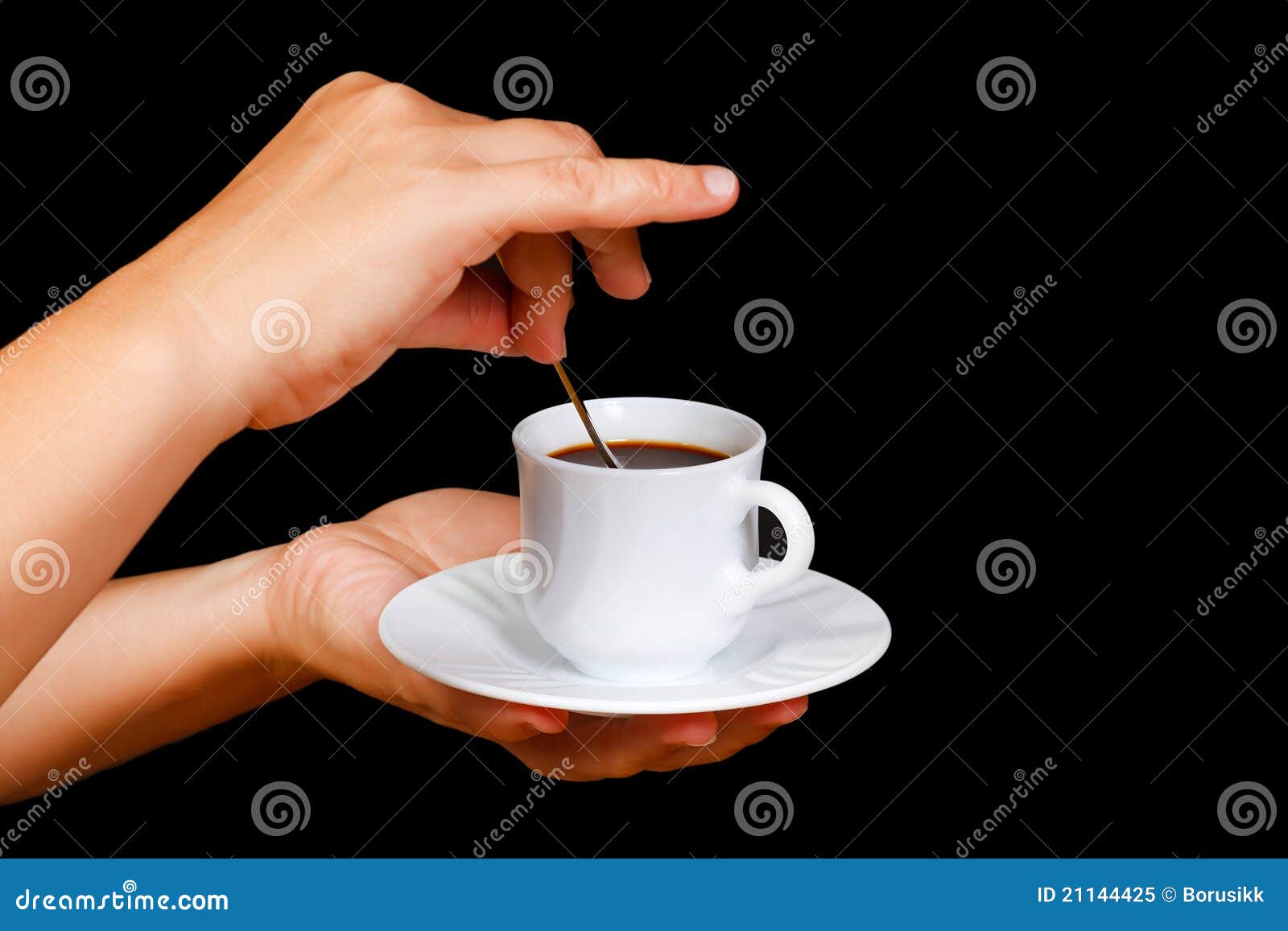 Hands with a cup of coffee stock image. Image of cafe - 21144425