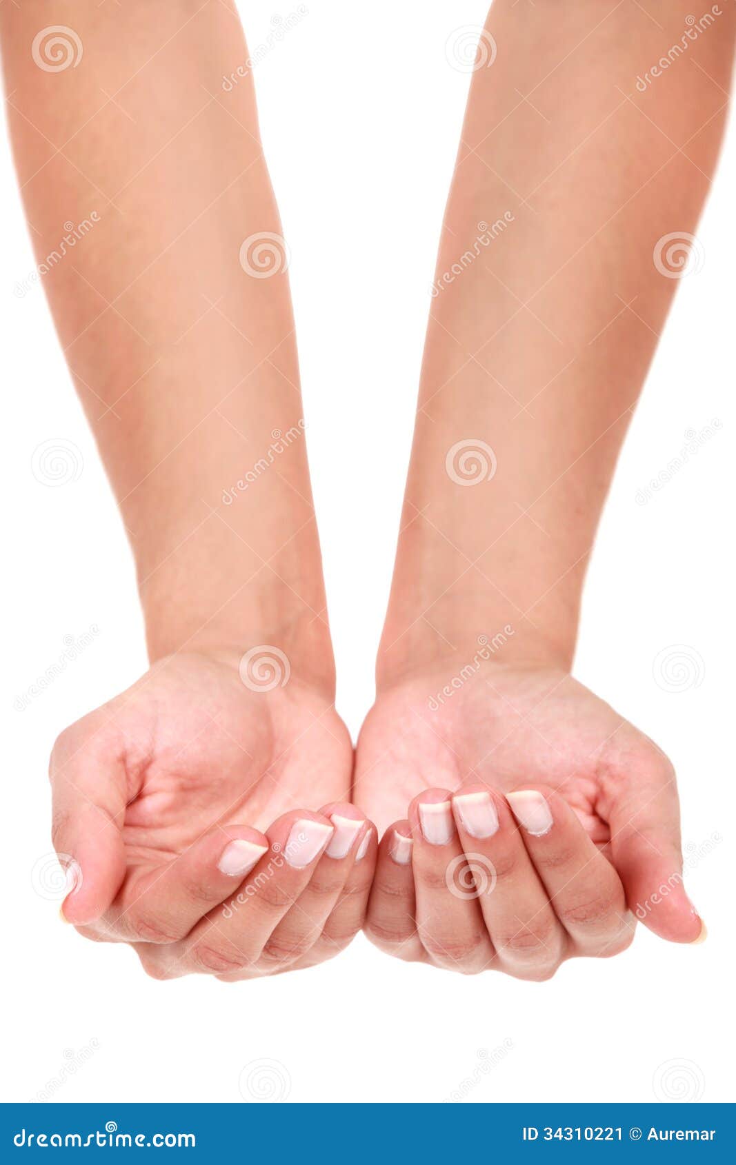 Hands in cupping position stock image. Image of hands - 34310221