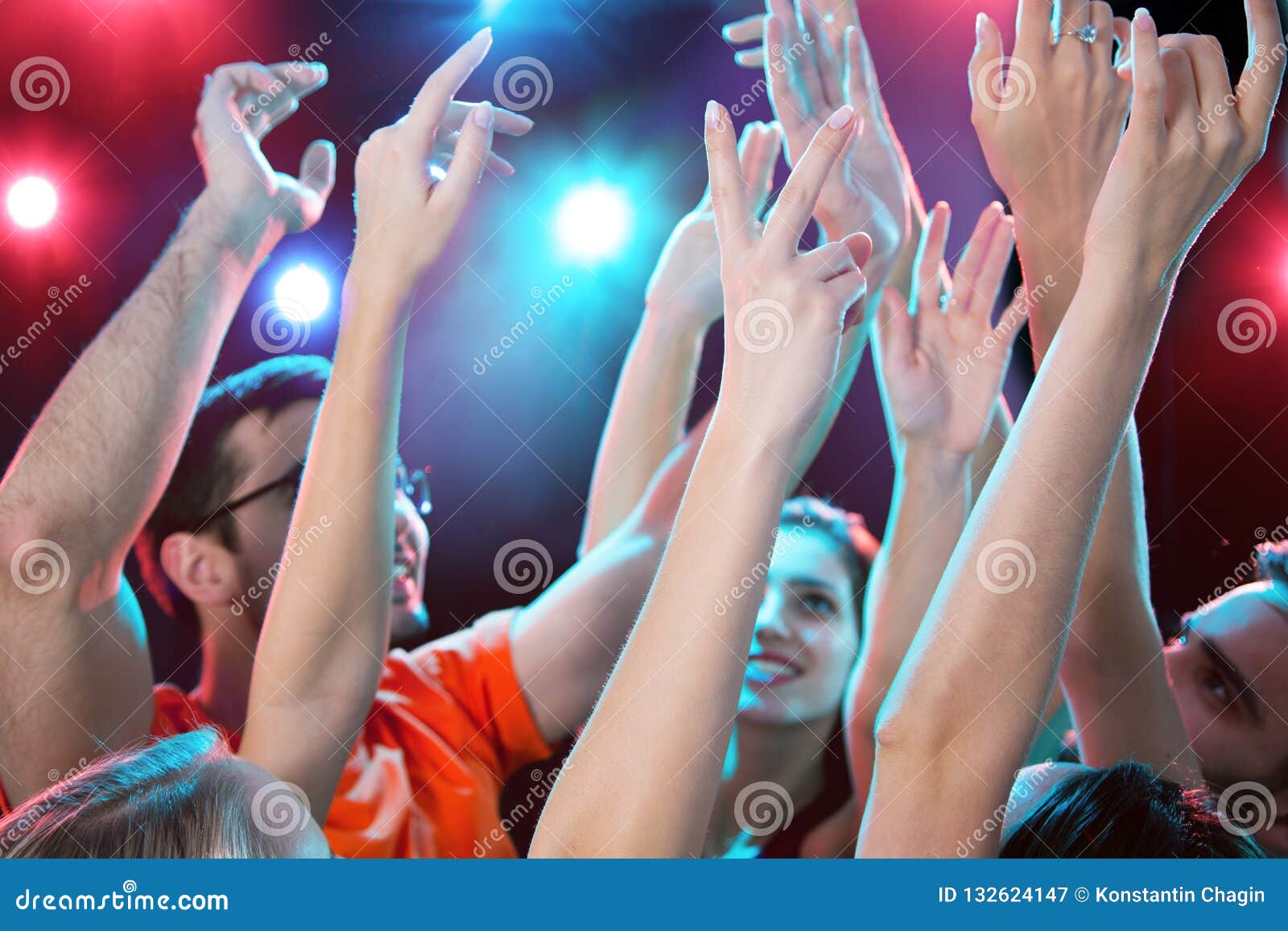 Hands of dancing people stock image. Image of expression - 132624147