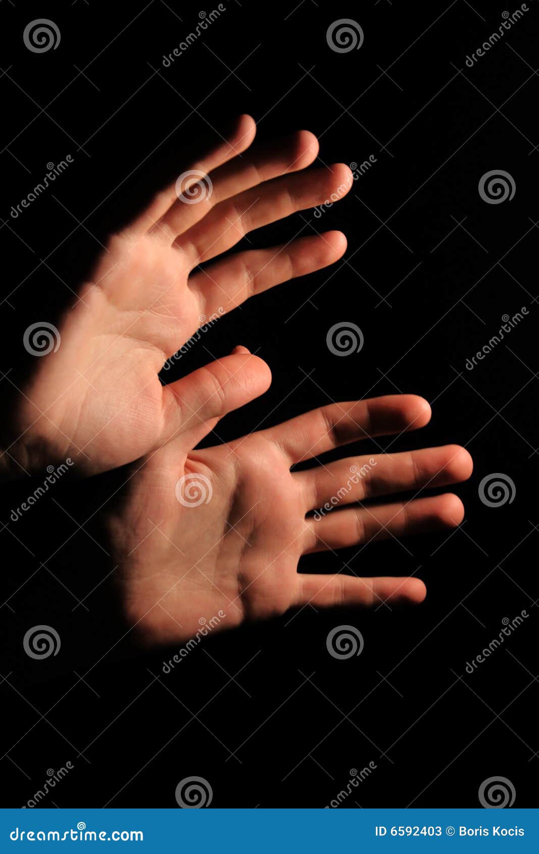 Hands in dark stock illustration. Illustration of advert - 6592403