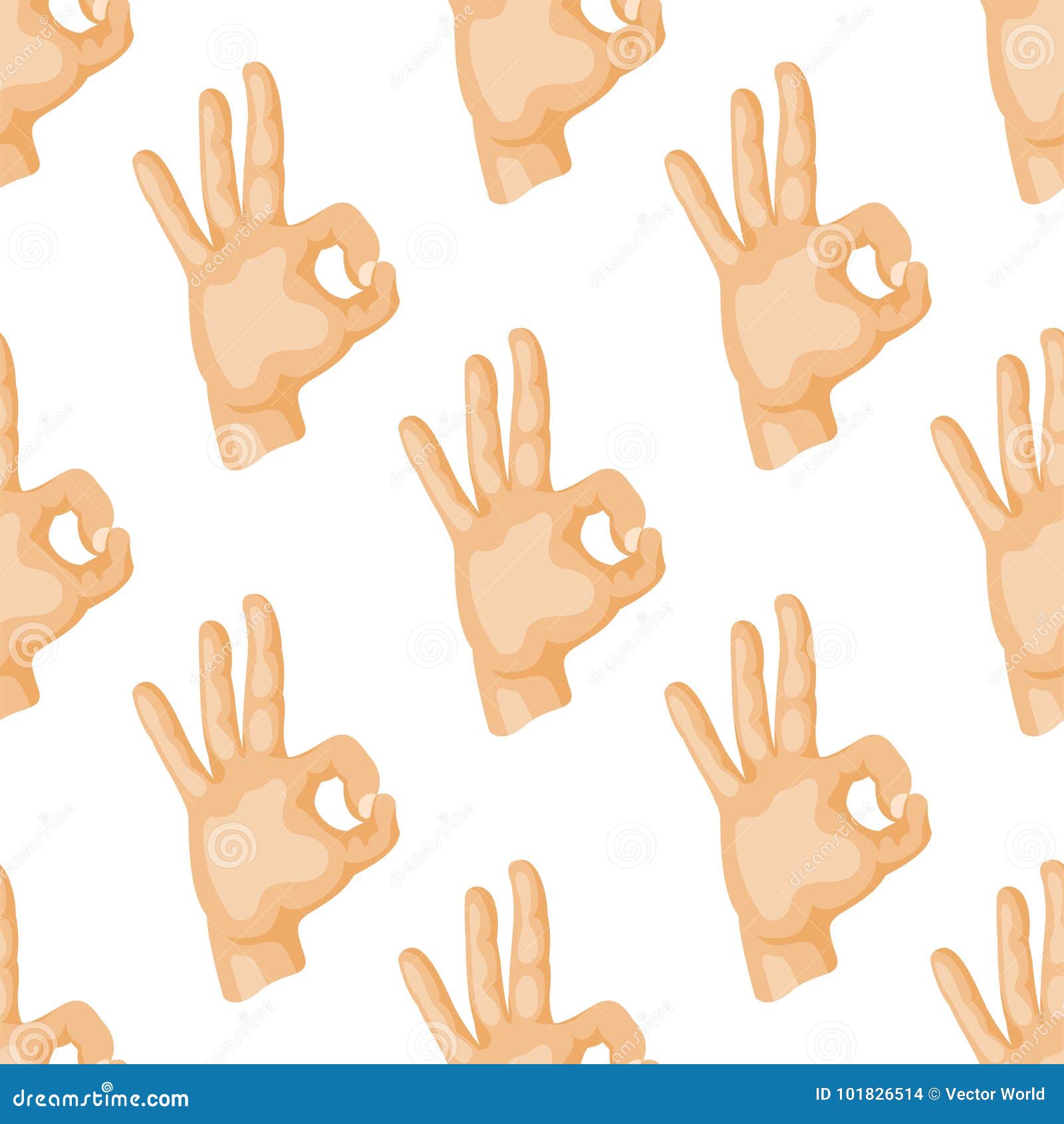 Hands Deaf-mute Seamless Pattern Gestures Human Arm People ...