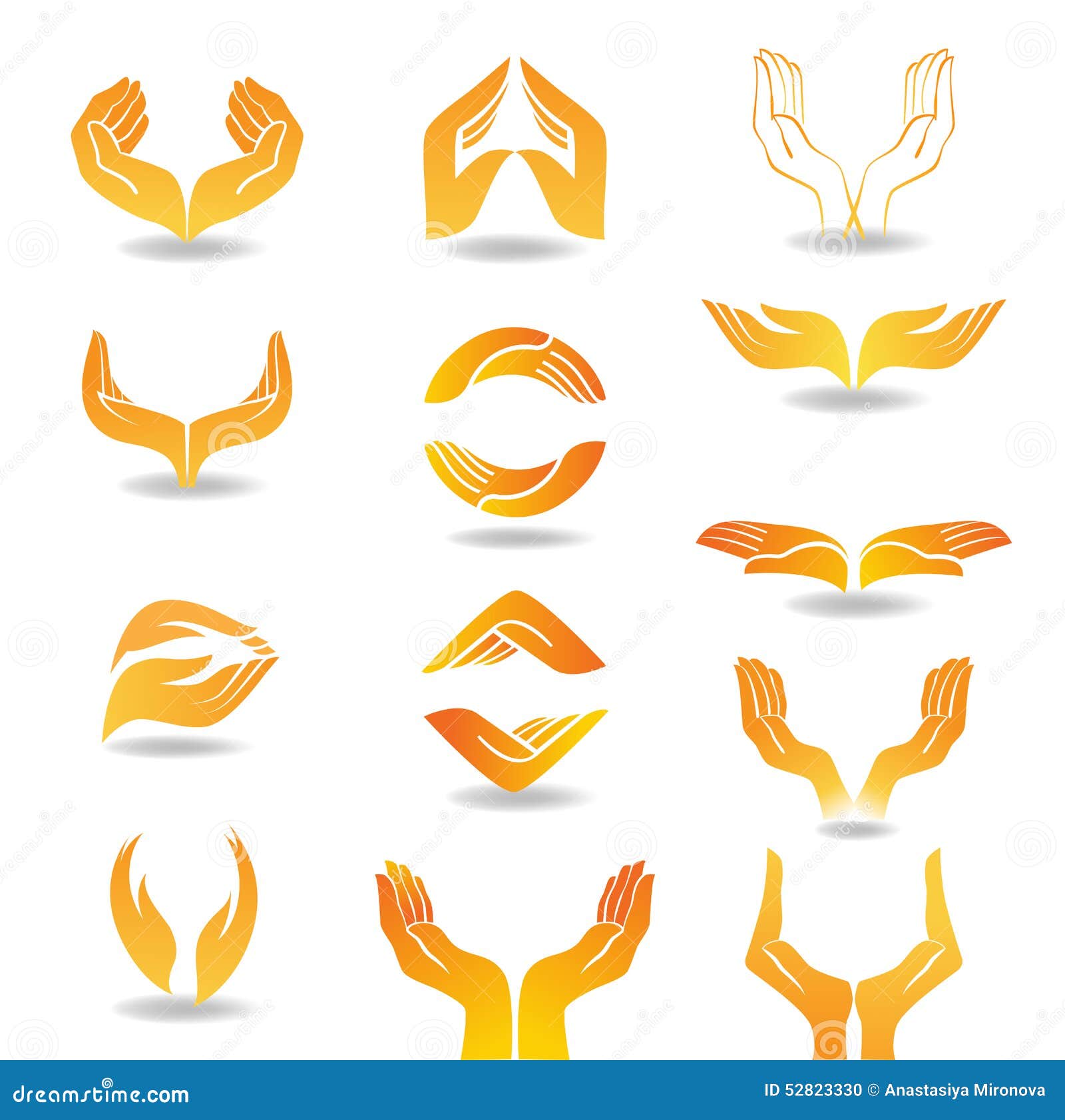 Hands design element stock vector. Illustration of give - 52823330