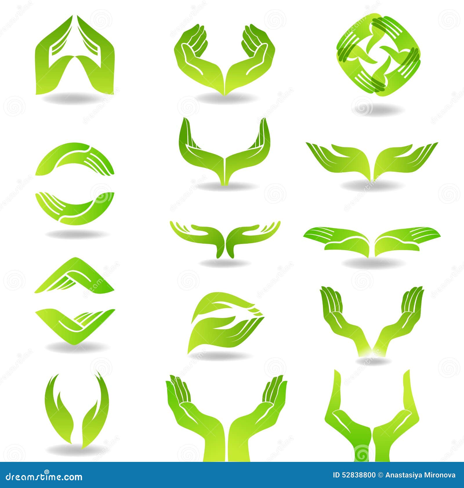 Hands design element stock vector. Illustration of finger - 52838800