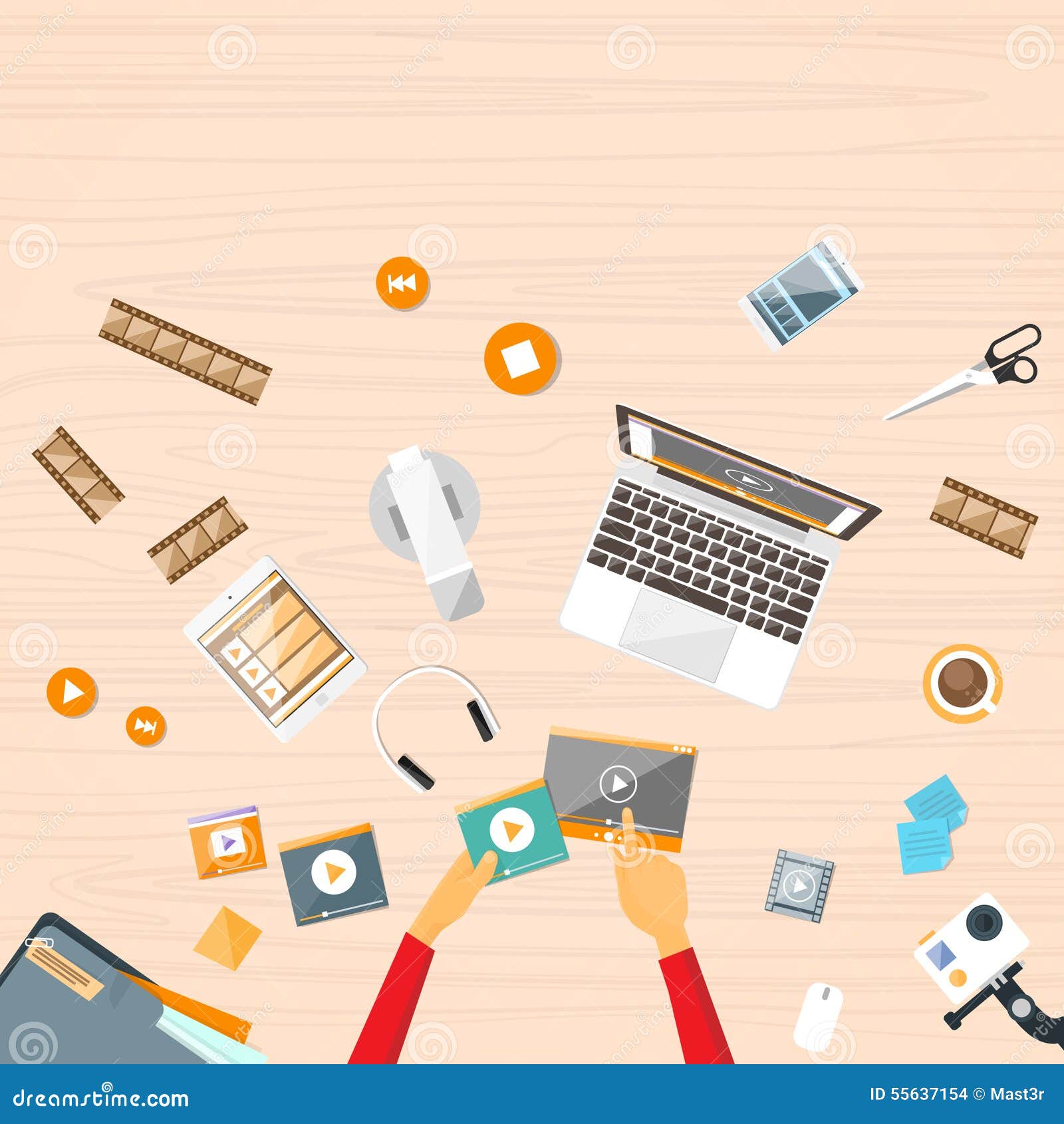 Desk Laptop Trainer Chart Icon. Simple Business Indoctrination Icons ...