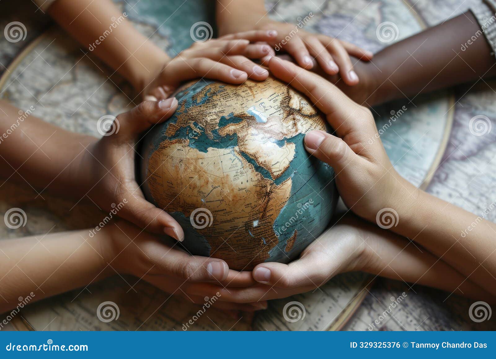 Hands of Different Races and Ethnicities Reaching Out for a Shared ...
