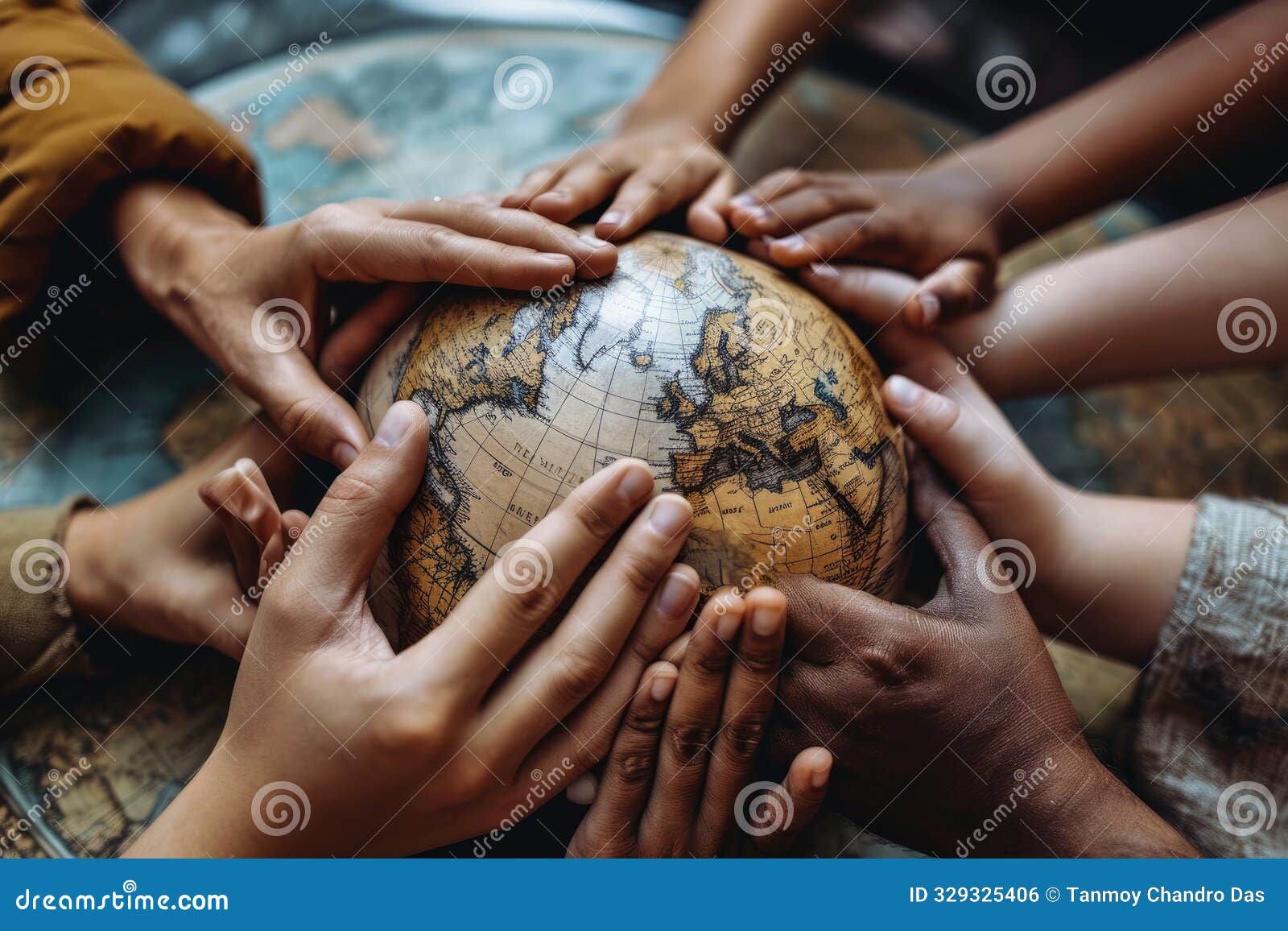 Hands of Different Races and Ethnicities Reaching Out for a Shared ...