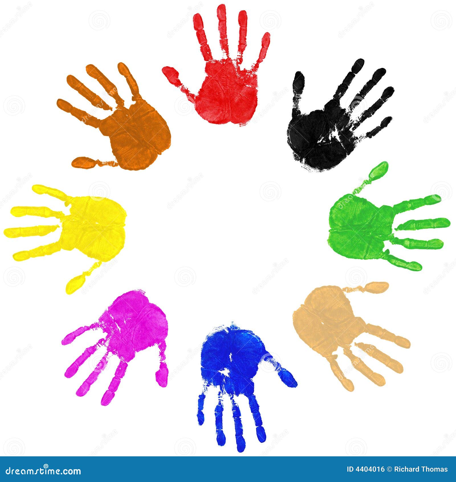 Painted Handprints Royalty-Free Stock Image | CartoonDealer.com #21791476