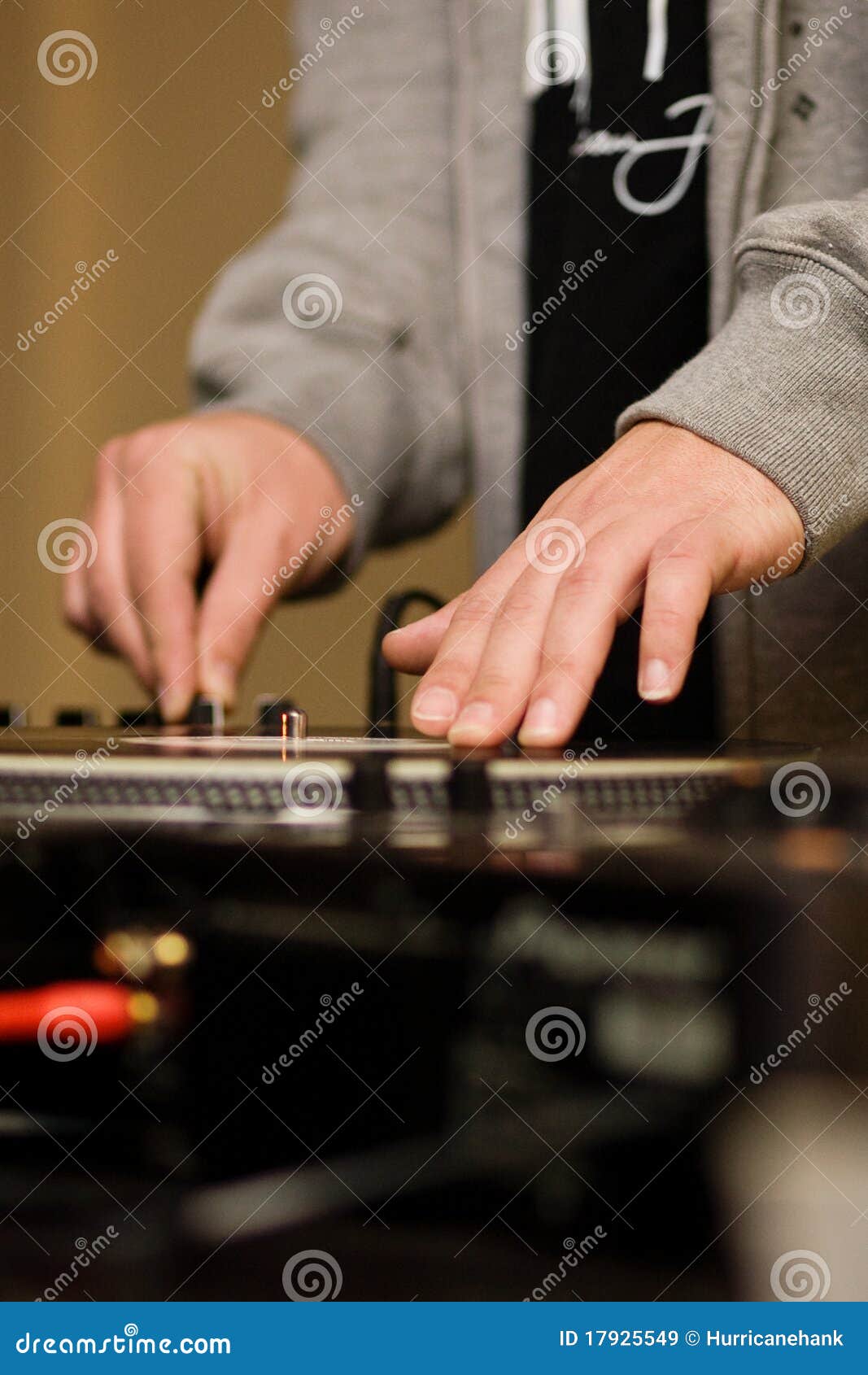 Hands of a DJ Playing Vinyl Stock Image - Image of jockey, hardware ...