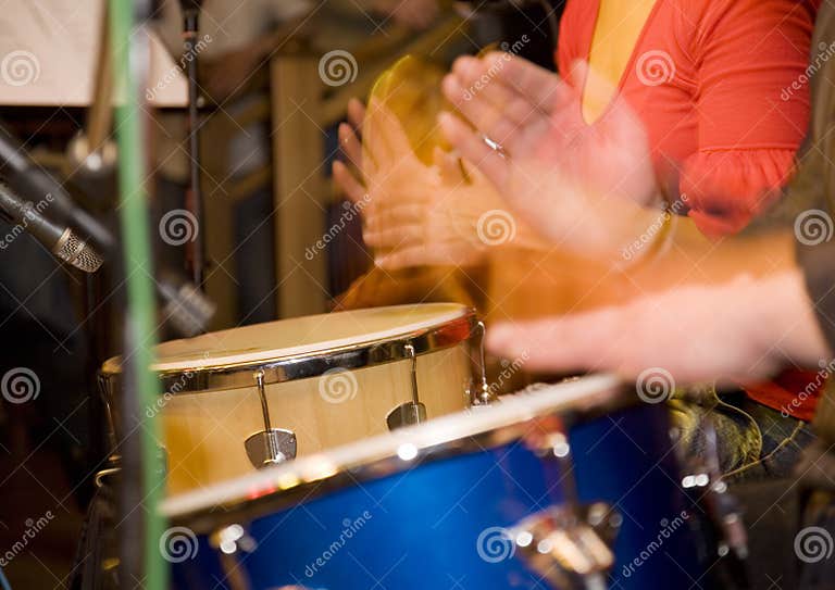 Hands and drums stock image. Image of festival, beat, musical - 4441693