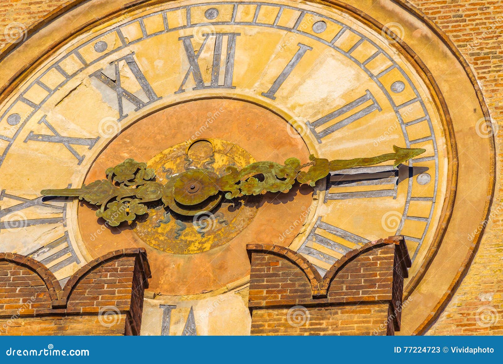Hands of an Eighteenth-century Clock Stock Image - Image of eighteenth ...