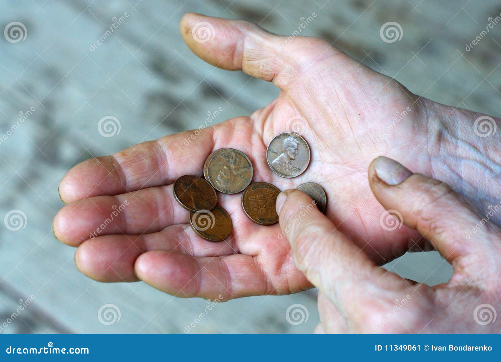 Hands of Elderly Person Counting Coins Stock Image - Image of help ...